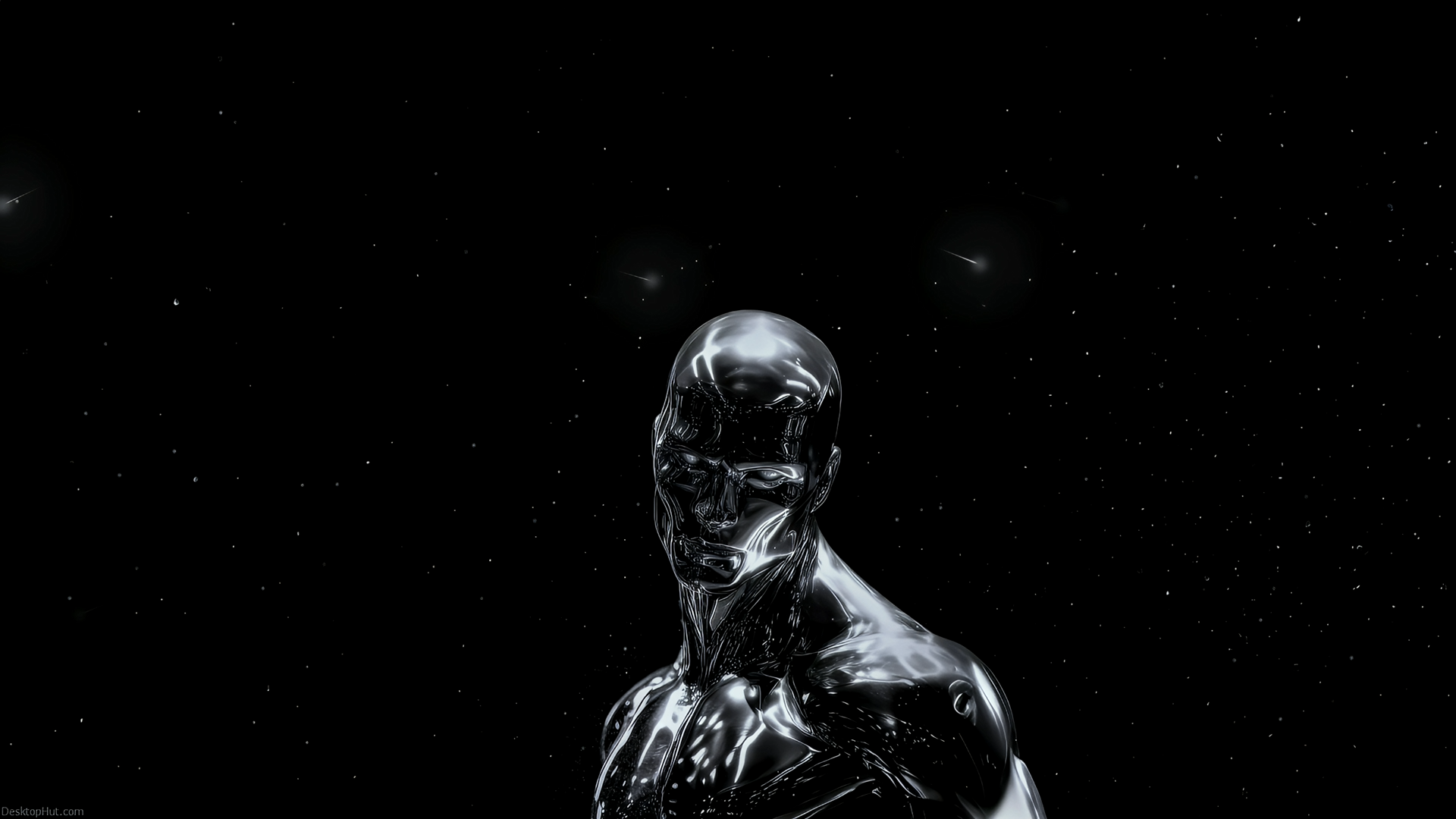 Silver Surfer in Space Live Wallpaper