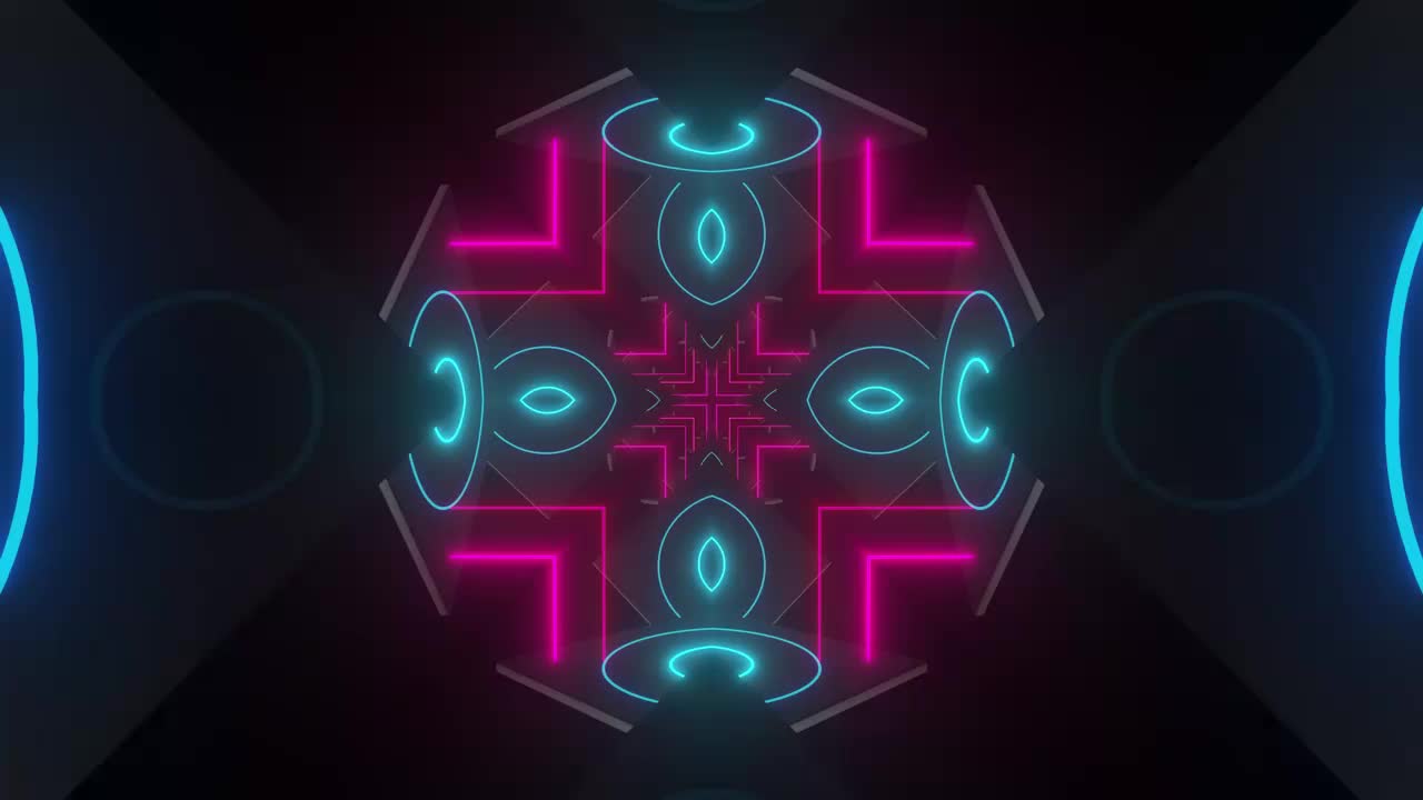 Stock Video Blue And Pink Neon Lights Vj Loop Live Wallpaper For PC ...