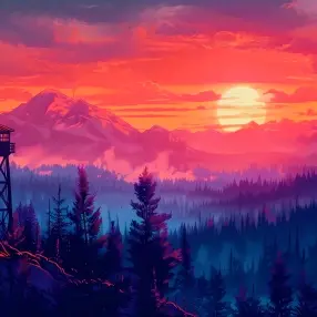 Firewatch Live Wallpapers and More | DesktopHut